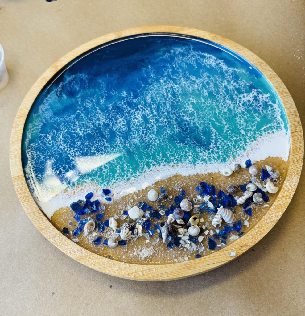 Resin Lazy Susan Kit - Pineapple Picasso