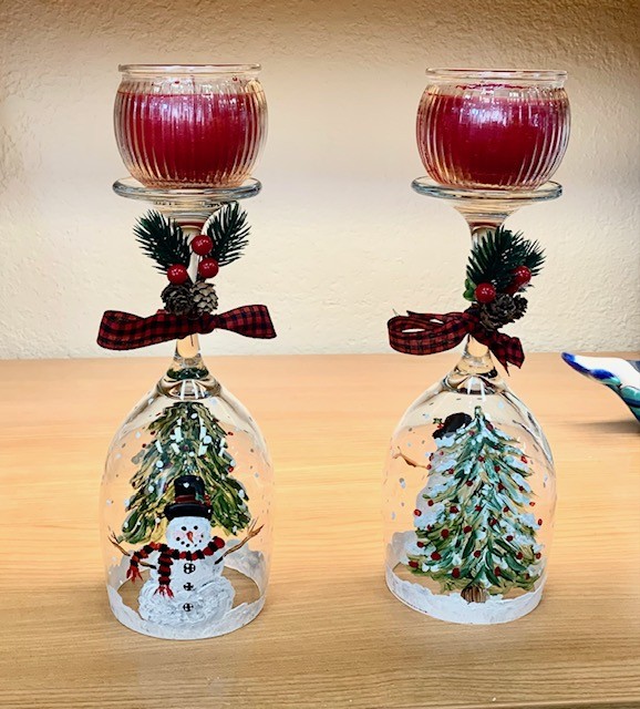 Class: Christmas Candle Holders with Michele - Pineapple Picasso